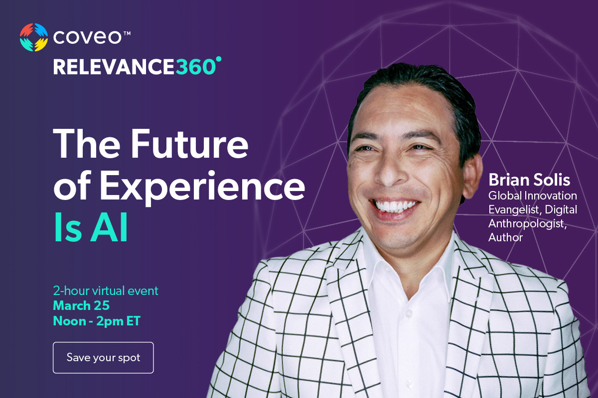 Coveo Announces Ray Wang, Brian Solis, Rachel Powell as Keynote ...